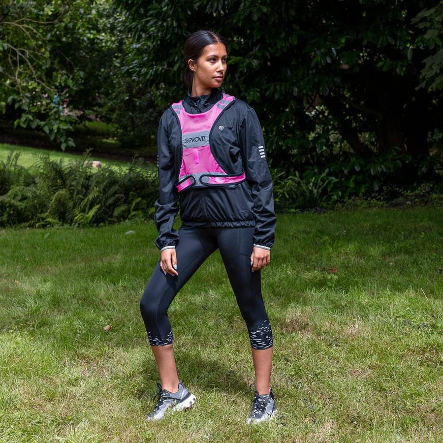 Classic Hi Viz Running Vest by Proviz | ActiveEquip | Hi Visibility ...