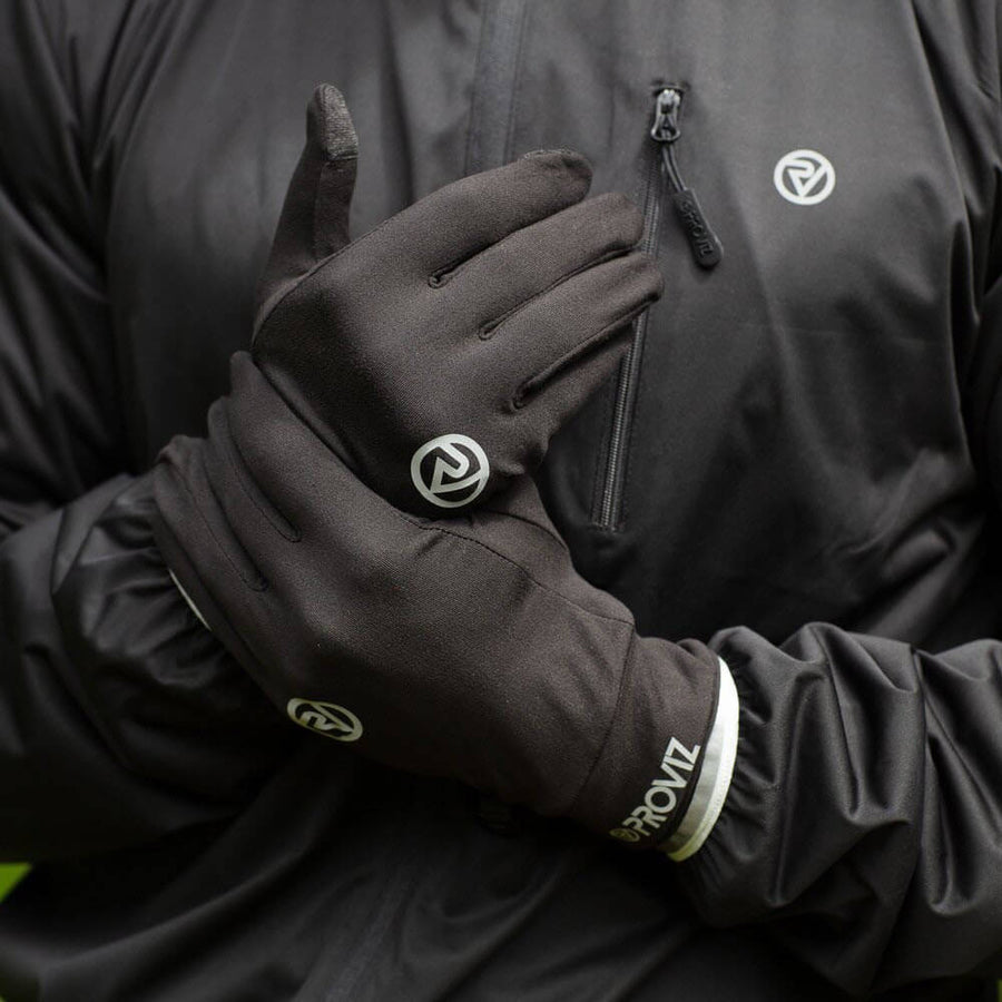 Classic Lightweight Running Gloves by Proviz | ActiveEquip | Moisutre ...