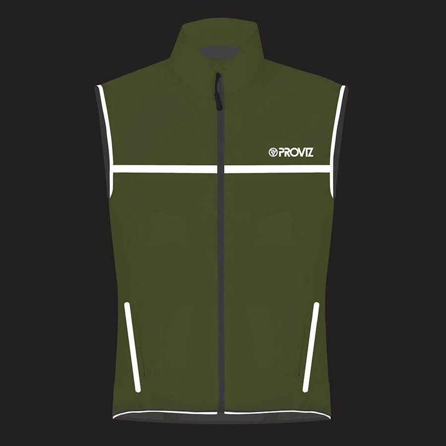 Classic Womens Waterproof Running Gilet by Proviz | ActiveEquip | Seam ...